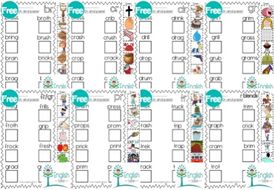 Consonant blends br and cr picture sort | Teaching Resources