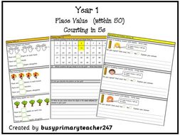 Year 1 Counting in 5s | Teaching Resources