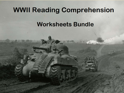 WWII Reading Comprehension Worksheets Bundle (SAVE 50%) | Teaching ...