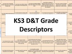 KS3 D&T Grade Descriptors | Teaching Resources