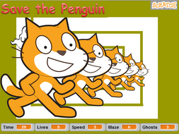 SCRATCH I - Save the Penguin (Scratch 3) | Teaching Resources