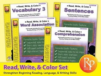 Read, Write & Color: Comprehension 1 | Teaching Resources