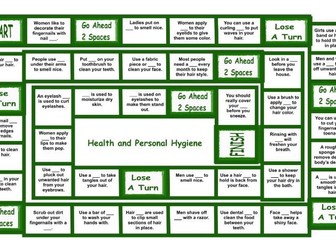 Health and Personal Hygiene 6 English Text Game Bundle | Teaching Resources