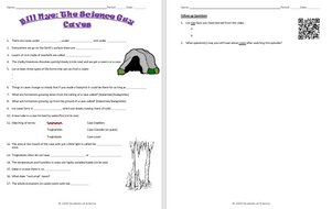 Bill Nye the Science Guy: CAVES (Video questions) | Teaching Resources