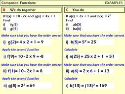 Composite Functions | Teaching Resources