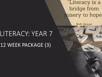 Literacy: 3 year bundle (year7-9) | Teaching Resources