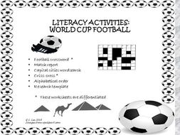Literacy resources: World Cup Football 2018 | Teaching Resources