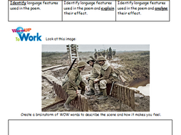 Anthem for Doomed Youth by Wilfred Owen Poetry lesson WW2 | Teaching ...