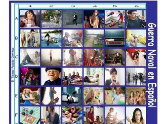 Past Continuous Tense 6 Spanish Photo Game Bundle | Teaching Resources