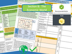 Geography : A3 Revision Sheets Economic World Bundle. AQA 9-1 ...
