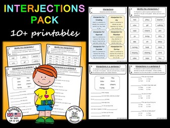 Parts of Speech (Word Classes) (US version) MEGA Bundle - 140 ...