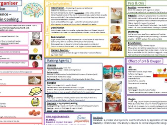 Knowledge Organiser/revision for Food & Nutrition. Used as mini text ...
