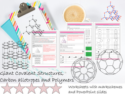 KS4 GCSE Chemistry - Giant Covalent Structures, Carbon Allotropes and ...
