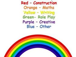 Continuous Provision - Rainbow Challenge YEAR 1 | Teaching Resources