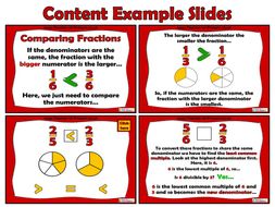 Comparing and Ordering Fractions - Year 5 | Teaching Resources