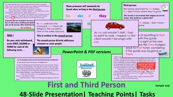 First and Third Person | Teaching Resources