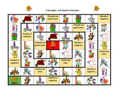 Jouets et Jeux (Toys in French) Escargot Snail game | Teaching Resources