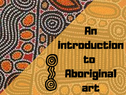 Aboriginal art presentation | Teaching Resources