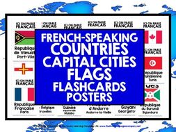 FRENCH-SPEAKING COUNTRIES POSTERS by LivelyLearning | Teaching Resources