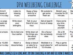 Wellbeing Challenge | Teaching Resources