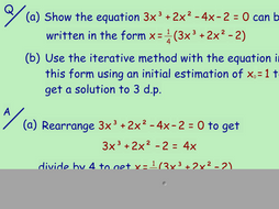 Iteration Method - Staircase and Cobweb Diagrams | Teaching Resources