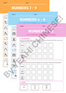 Numbers Activity Pack (Mandarin Chinese) - 数字 | Teaching Resources
