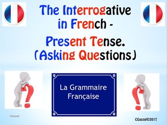 A Complete Guide to Asking Questions in French. | Teaching Resources