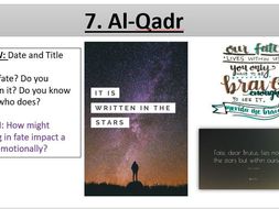 Al-Qadr Predestination - Muslim Beliefs | Teaching Resources