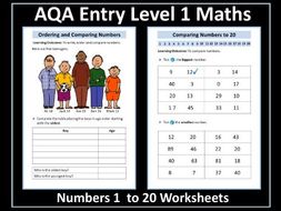 Entry Level Maths: Numbers to 20 | Teaching Resources