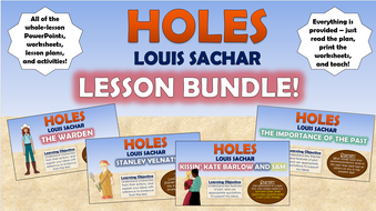 Holes Lesson Bundle! | Teaching Resources