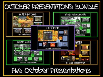 October | Teaching Resources