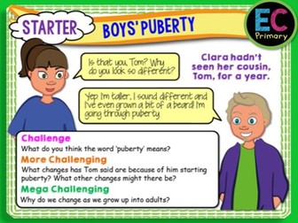 Puberty / Relationships + Sex Education | Teaching Resources