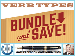 VERB TYPES BUNDLE | Teaching Resources