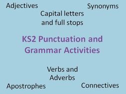 KS2 Punctuation and grammar activities | Teaching Resources