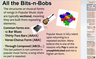 Popular Song Structures - FULL LESSON | Teaching Resources