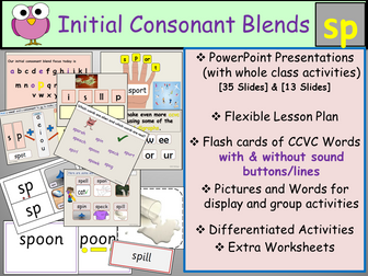 Initial Consonant Blends Clusters- CCVC Words Bundle 2 by Ro_Milli0110 ...