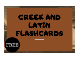 FREE Greek and Latin Roots Flashcards by lessontopia | Teaching Resources