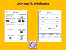 Autumn Powerpoint and Worksheets | Teaching Resources