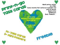 FREE Earth Day Themed Task Cards - CCSS Aligned for 4th and 5th Grades ...