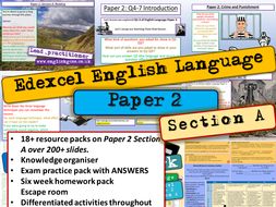 Edexcel English Language Paper 2 | Teaching Resources
