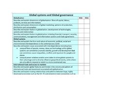 AQA A Level Geography Global Systems | Teaching Resources