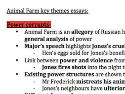 ANIMAL FARM detailed key themes & quotes | Teaching Resources