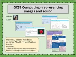 GCSE Computing: Representing images & sound | Teaching Resources