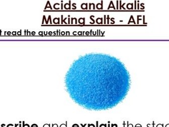KS3 Chemistry six mark questions | Teaching Resources