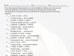 Comparative Adjectives Spelling Challenge Spanish Worksheet | Teaching ...
