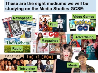9-1 GCSE Media Studies Key Concepts (7 week SoW) | Teaching Resources