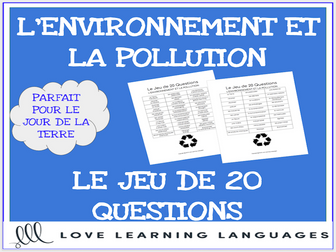 French 20 Questions Speaking Games - BUNDLE | Teaching Resources