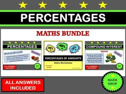 Percentages Bundle | Teaching Resources
