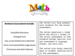 Grade 3, Math Module 5 REVIEW & ASSESSMENT w/Ans keys (printables ...