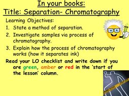 KS3 Chromatography | Teaching Resources